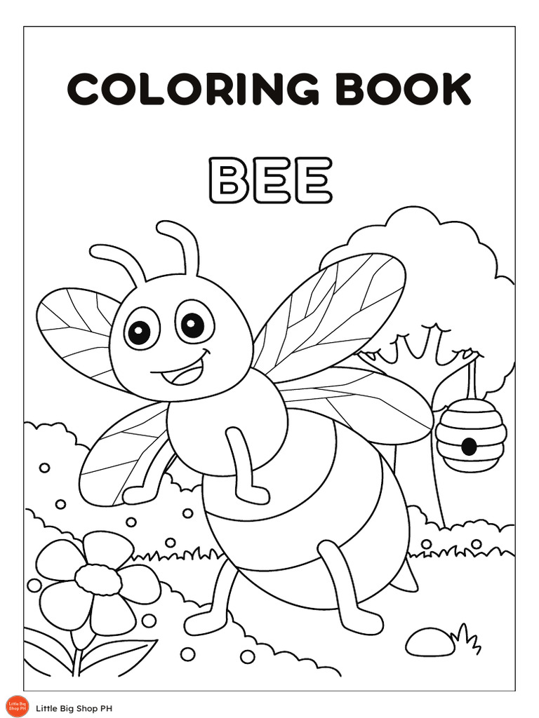 Little Big Shop Coloring Book PDF | PDF