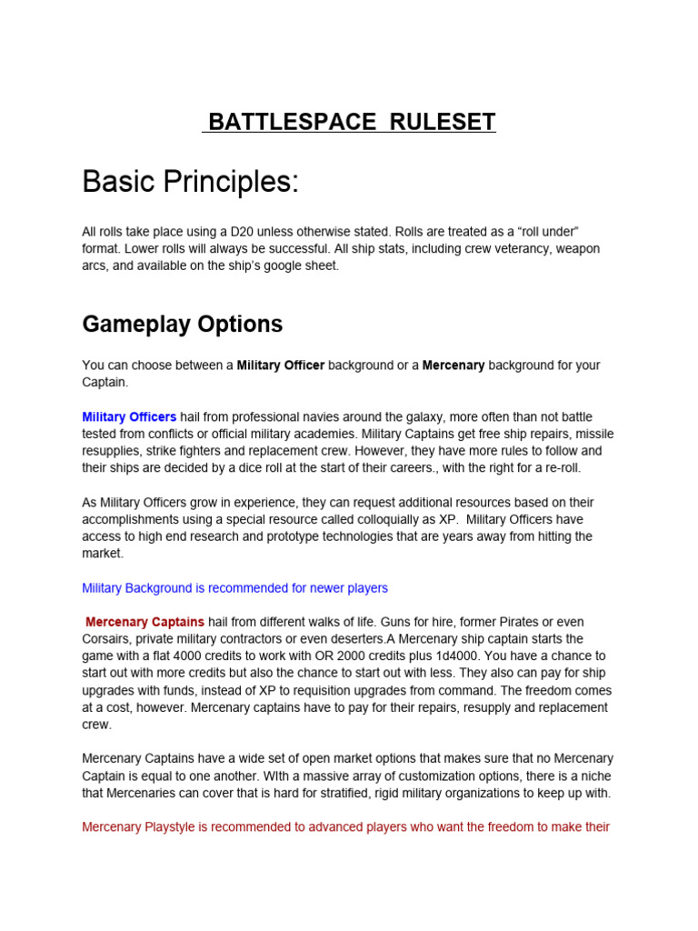 Battlespace - Ruleset | PDF | Cruiser | Aircraft Carrier