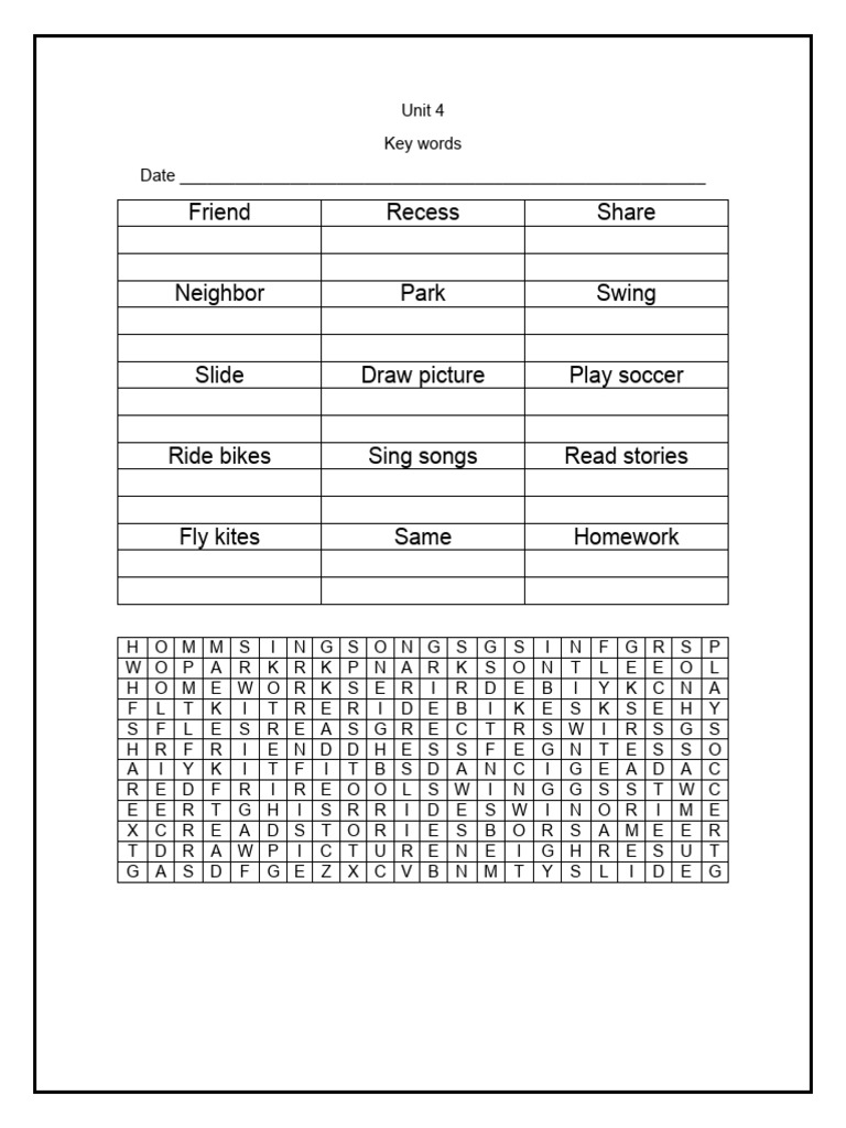 Unit 4 1st Grade 2nd Part | PDF