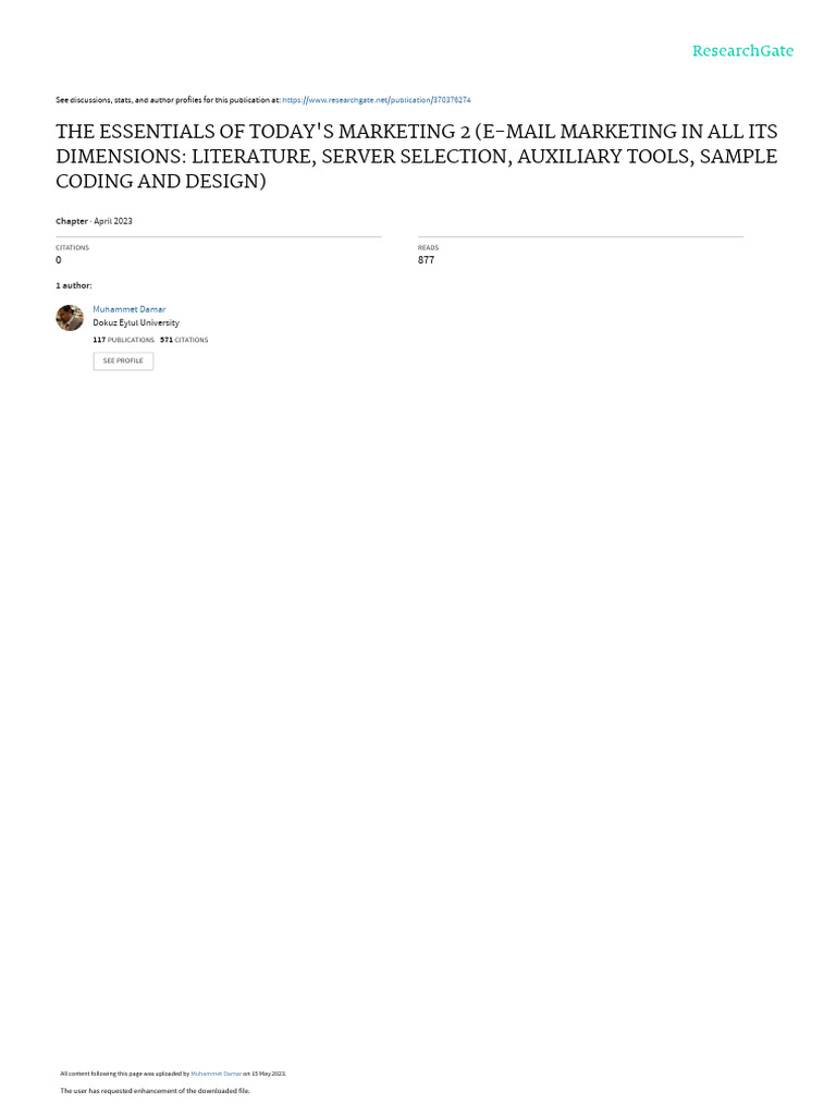 MDamar BLM TheEssentialsofTodaysMarketing 2 | PDF | Email Spam ...