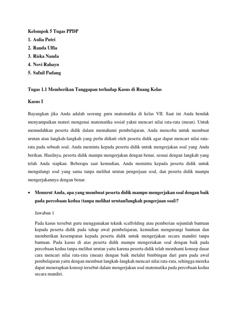 Kelompok 5 - Ruang Kolaborasi - Topik 1 PPDP | PDF | Karier & Perkembangan | Kesehatan Holistik