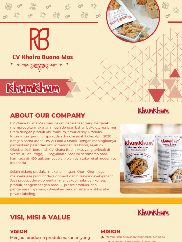 Company Profile CV KBM '24 BKS | PDF