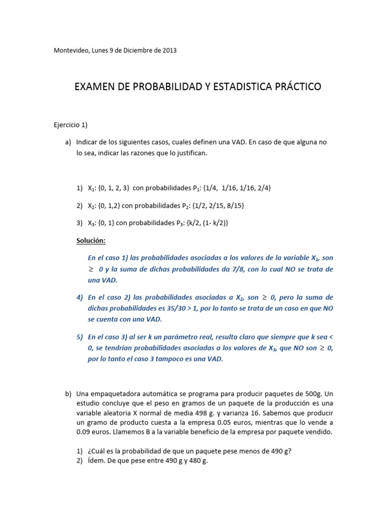 Pye 201312 Examen Practico | PDF