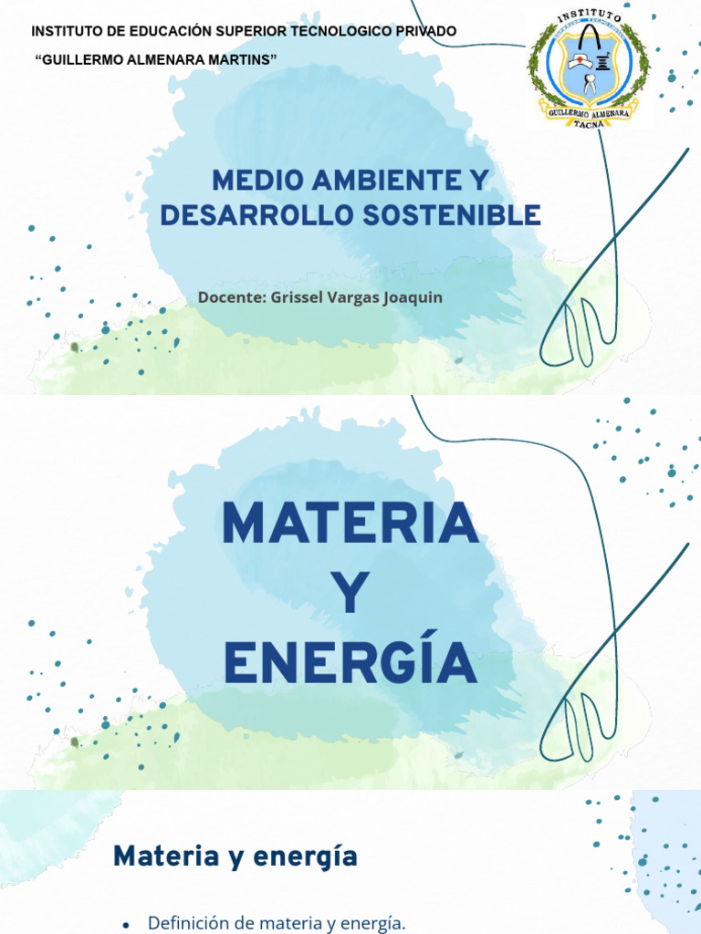 U1 MADS Materia y Energia | PDF | Organismos | Proteínas