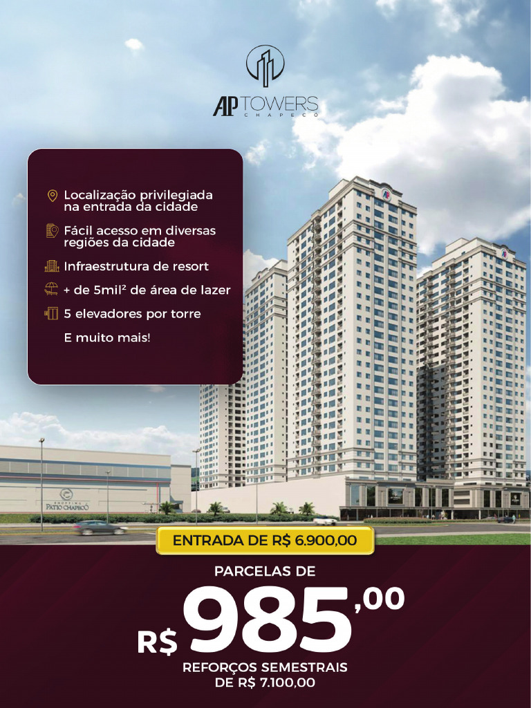 Cu-Flyer - AP TOWERS CHAPECÓ PDF | PDF
