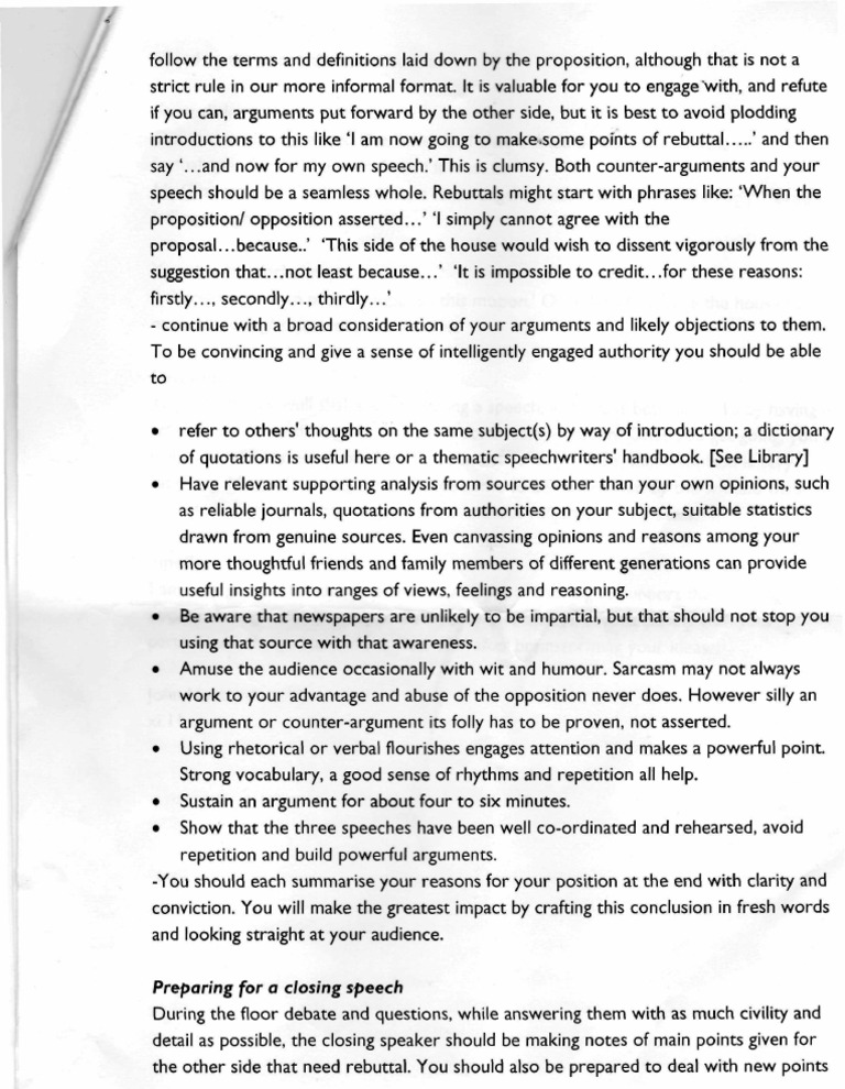 Speech 4 | PDF | Argument | Communication