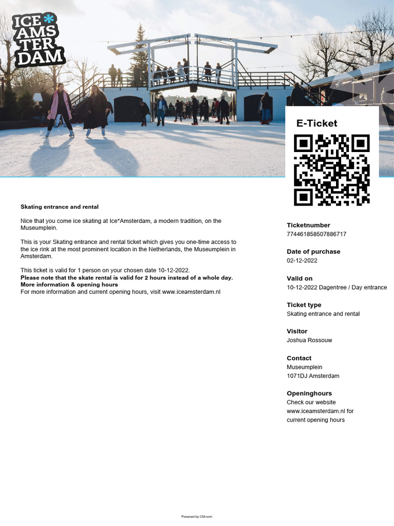 Ice Skating Tickets Reauiredhfjgj | PDF