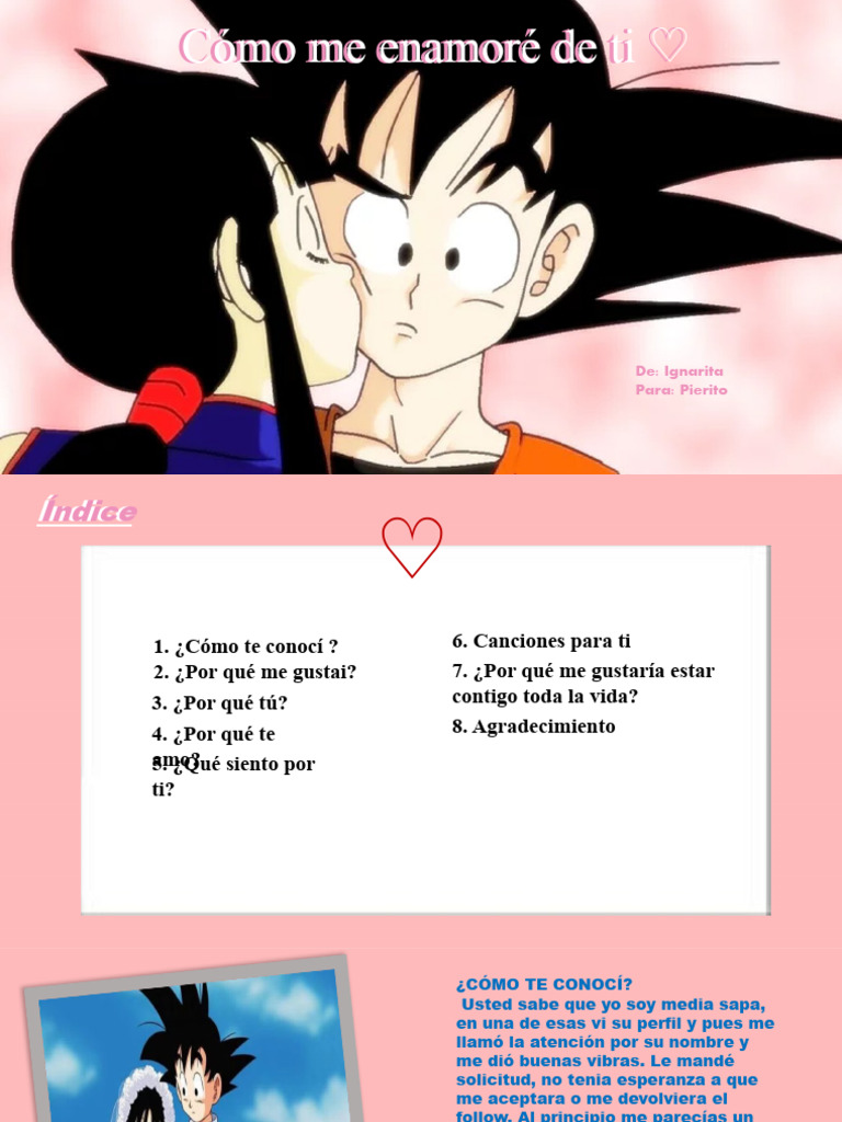 Carta de Amor para Pierito | PDF | Amor