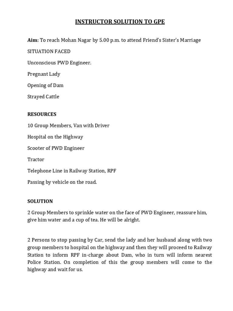Mohan Nagar GPE Solution | PDF