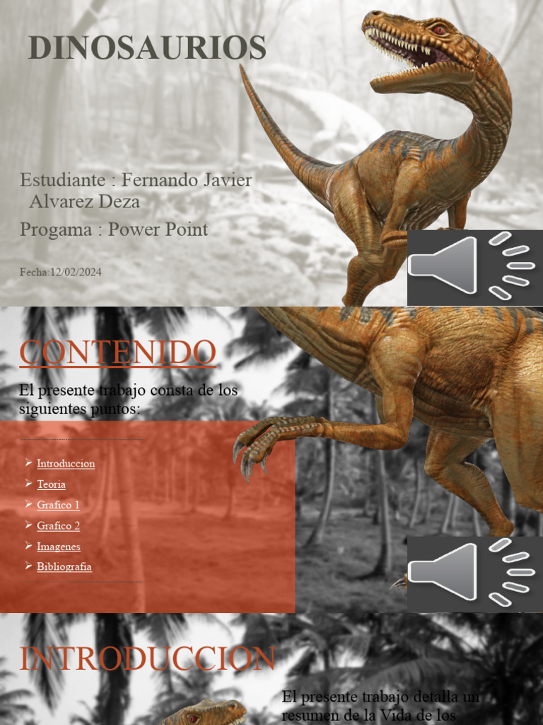 Dinosaurios | PDF
