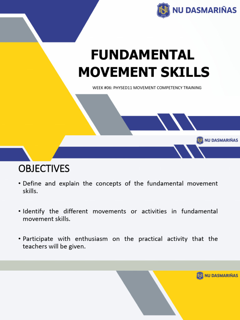 Week 6- Fundamental Movement Skills | Download Free PDF | Animal ...