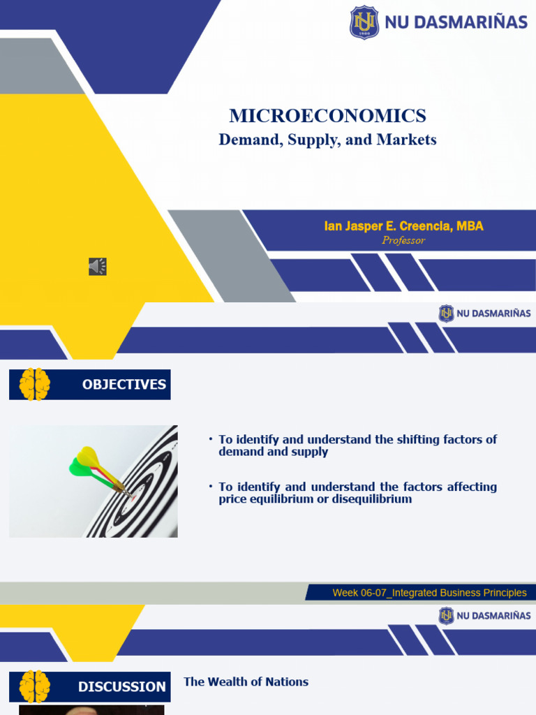 Microeconomics - Week 4 and 5 | PDF | Demand | Elasticity (Economics)