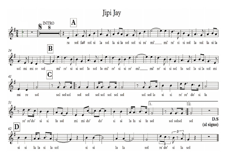 JIPI JAY - PARTITURA - Ok | PDF
