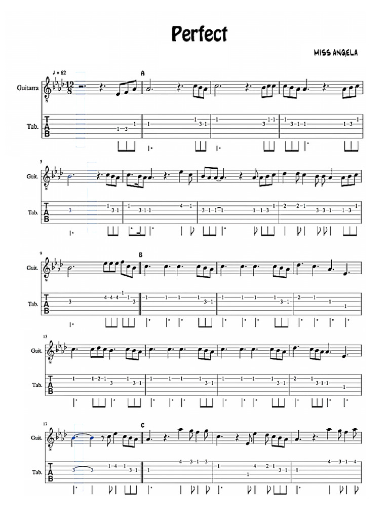 Partitura - Perfect | PDF