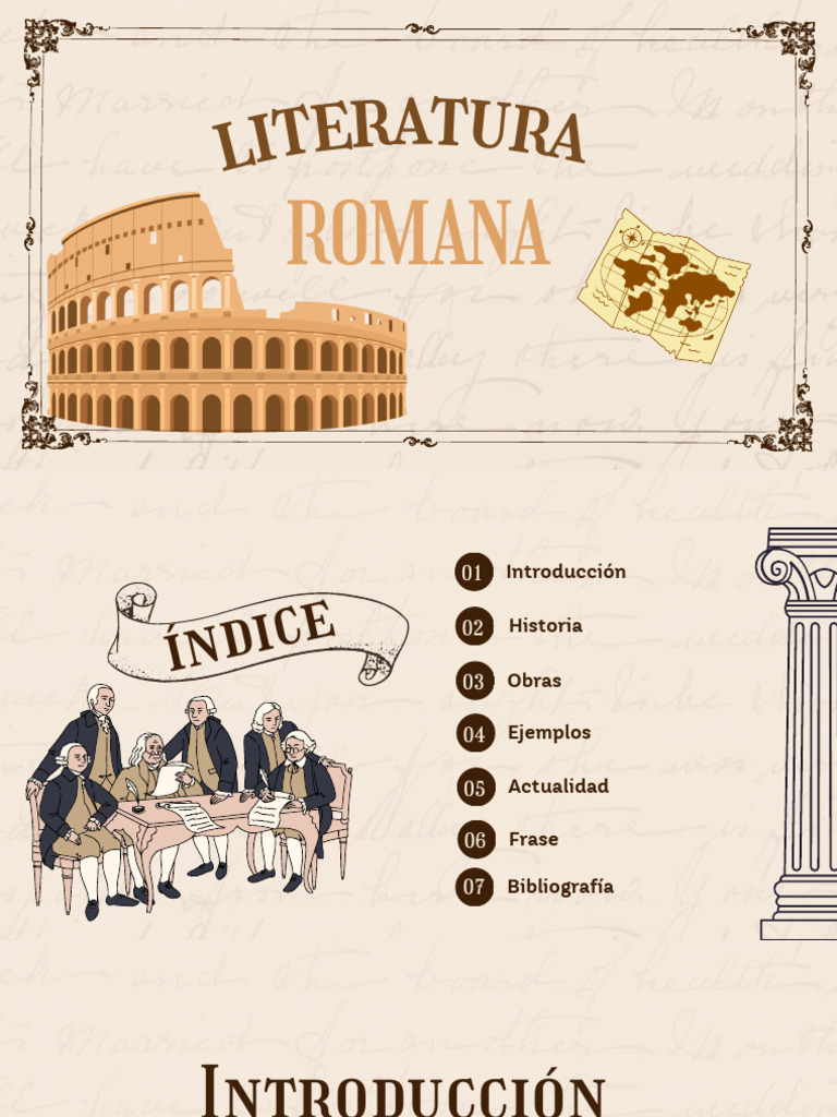 Literatura Romana | PDF | Literatura latina | imperio Romano