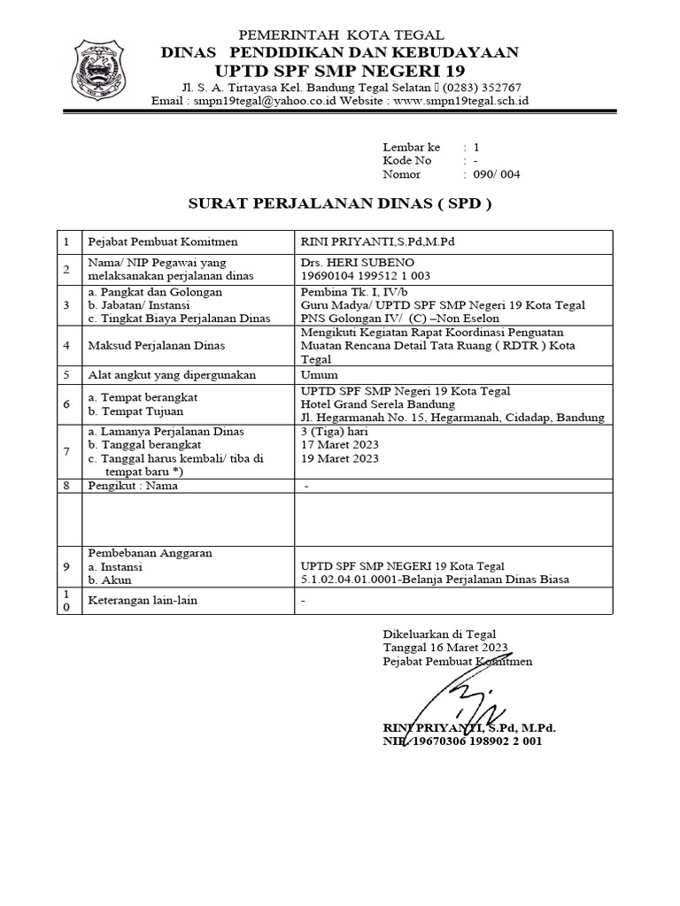 SPPD Terbaru 2023 | PDF