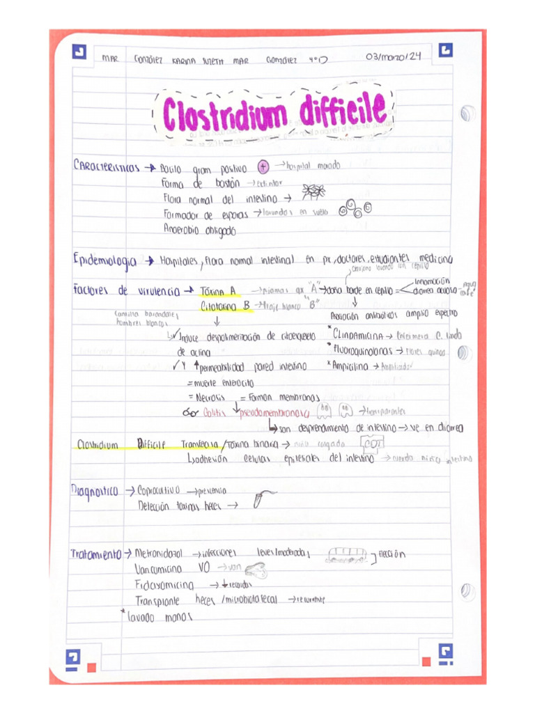 Clostridium Difficile | PDF