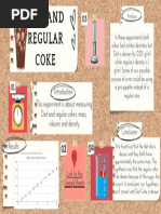 Density Comparison: Regular vs. Diet Coke | PDF | Science & Mathematics