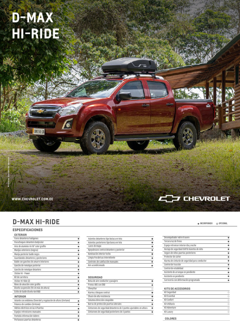 FT Dmax High Ride 24abr 2024 Web | PDF | Coche | Vehículos con tracción ...