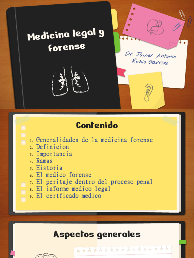 Medicina Forense: Definición e Importancia | PDF | Testigo experto ...