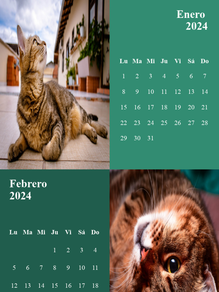 Plantilla de Calendario Personalizado de Powerpoint | PDF