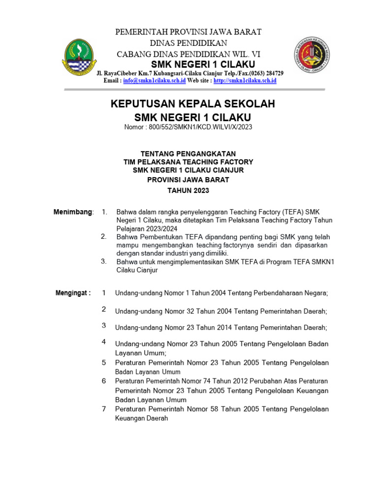 SK TEFA 2023 | PDF