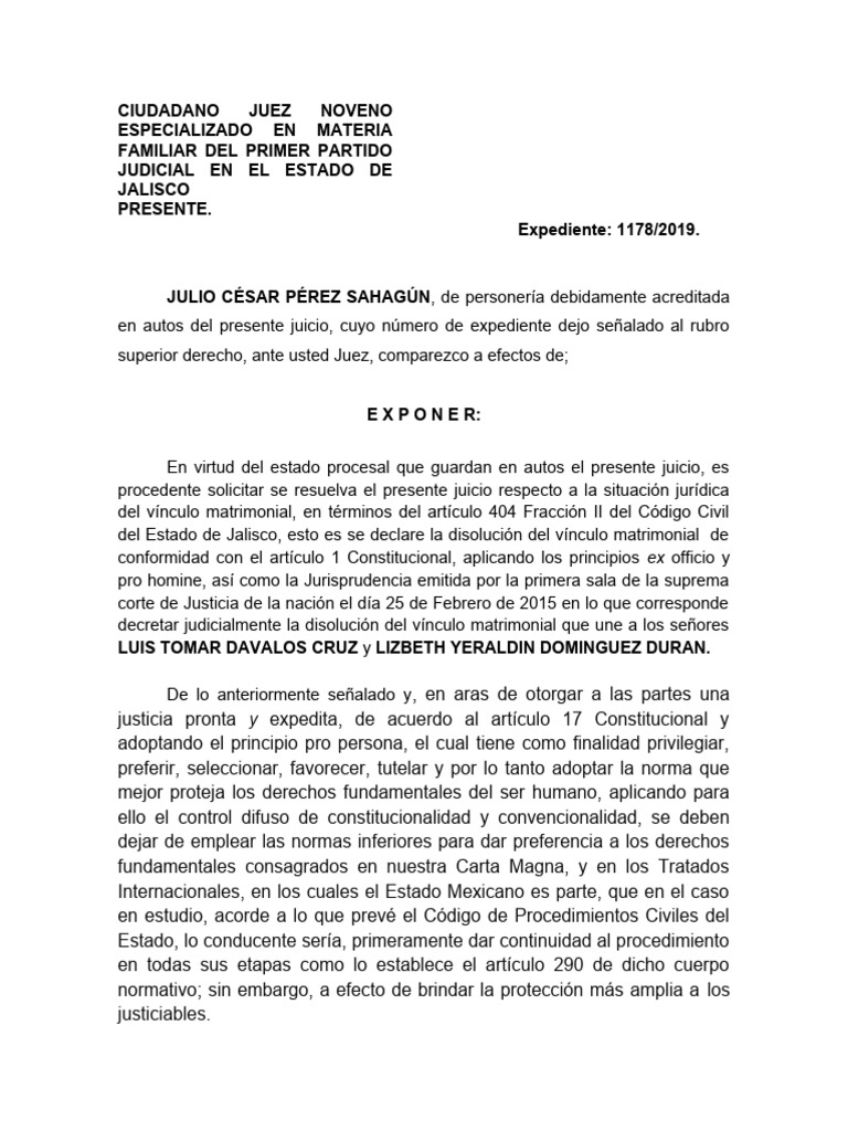 Resuelva Divorcio | PDF | Caso de ley | Divorcio Resuelva Divorcio | PDF | Caso de ley | Divorcio