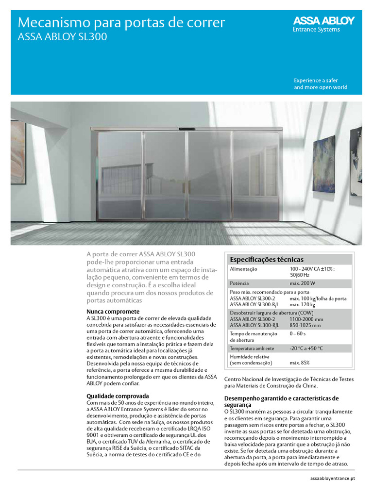 Assa Abloy SL300 | PDF