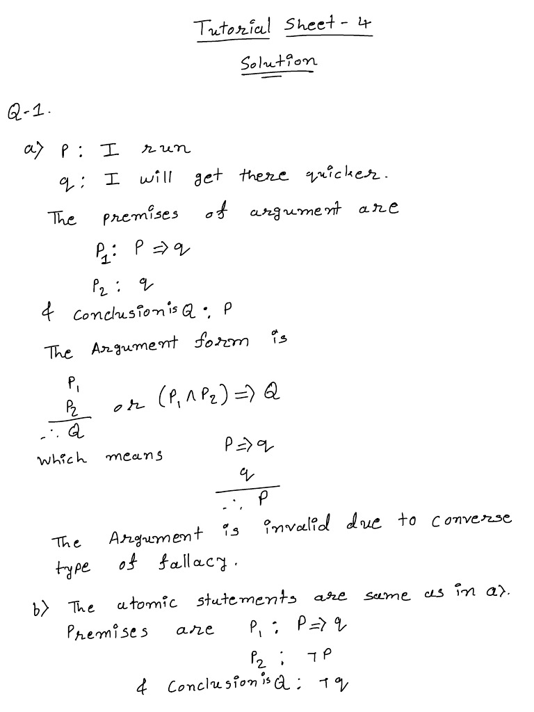 Tut 5 Solution | PDF