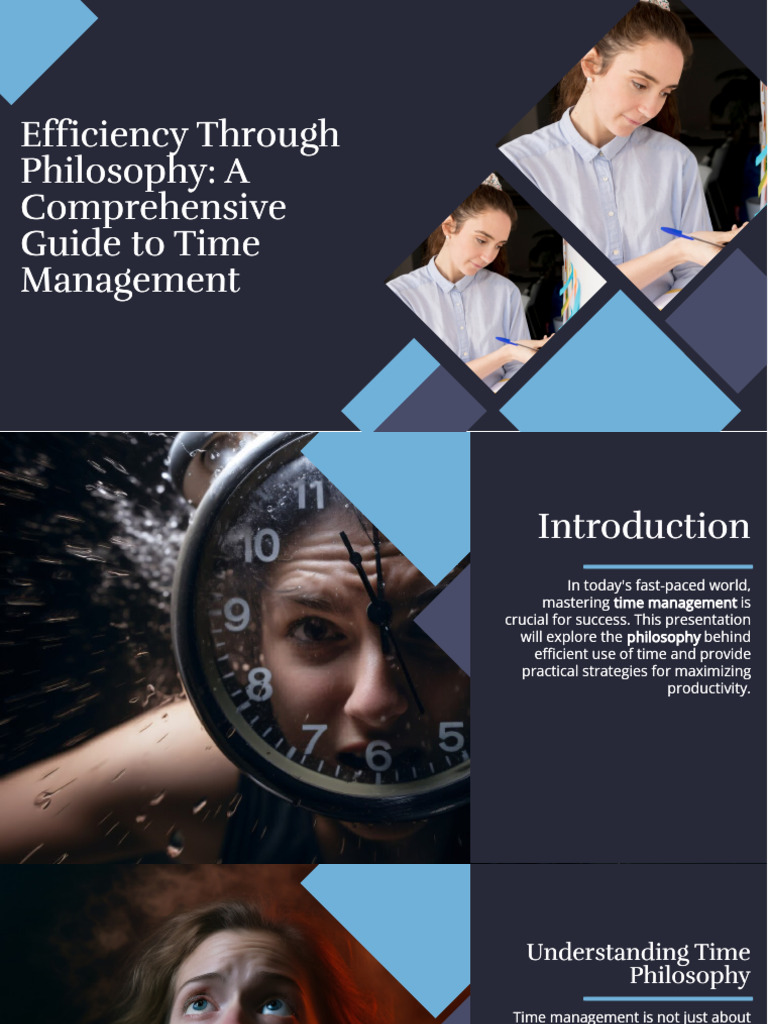 Slidesgo Efficiency Through Philosophy A Comprehensive Guide To Time ...