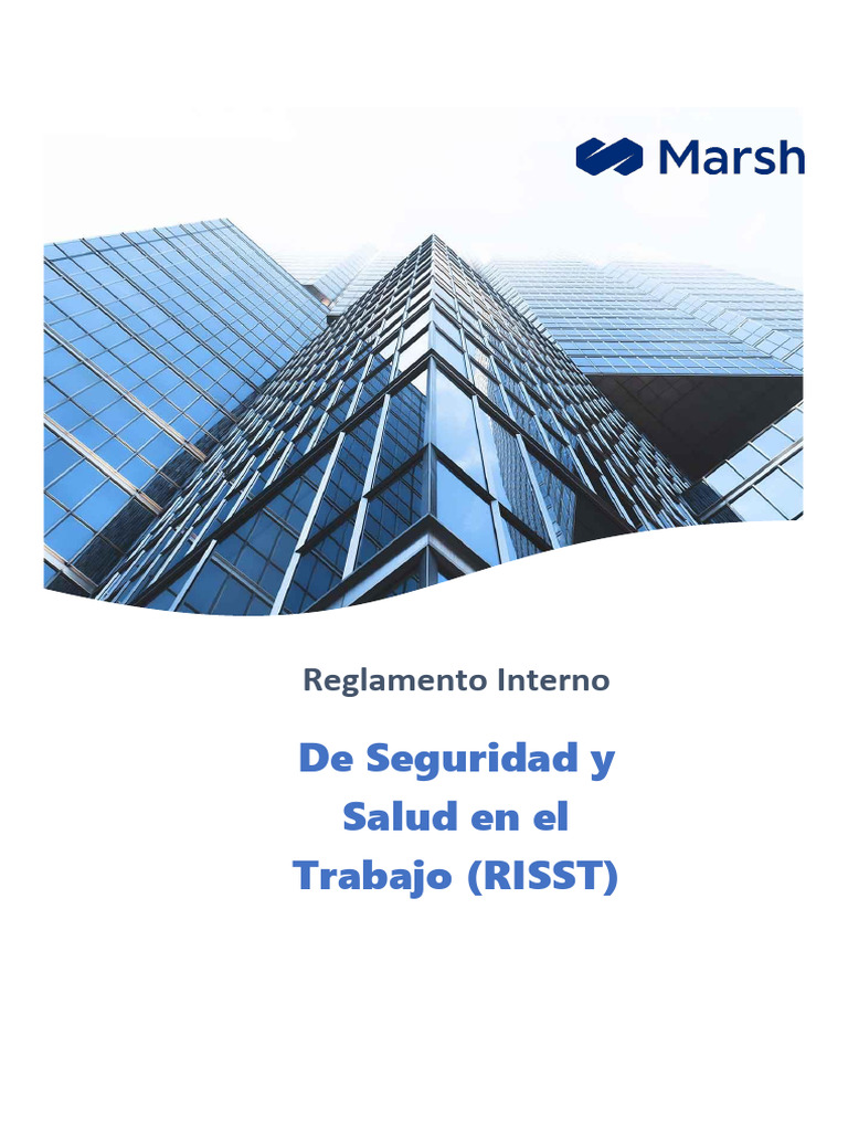 Marsh Risst | PDF | Seguridad y salud ocupacional | La seguridad