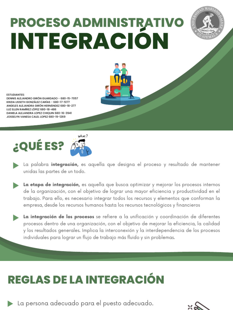 Proceso de Integración Administrativa | PDF | Business | Gestión de ...
