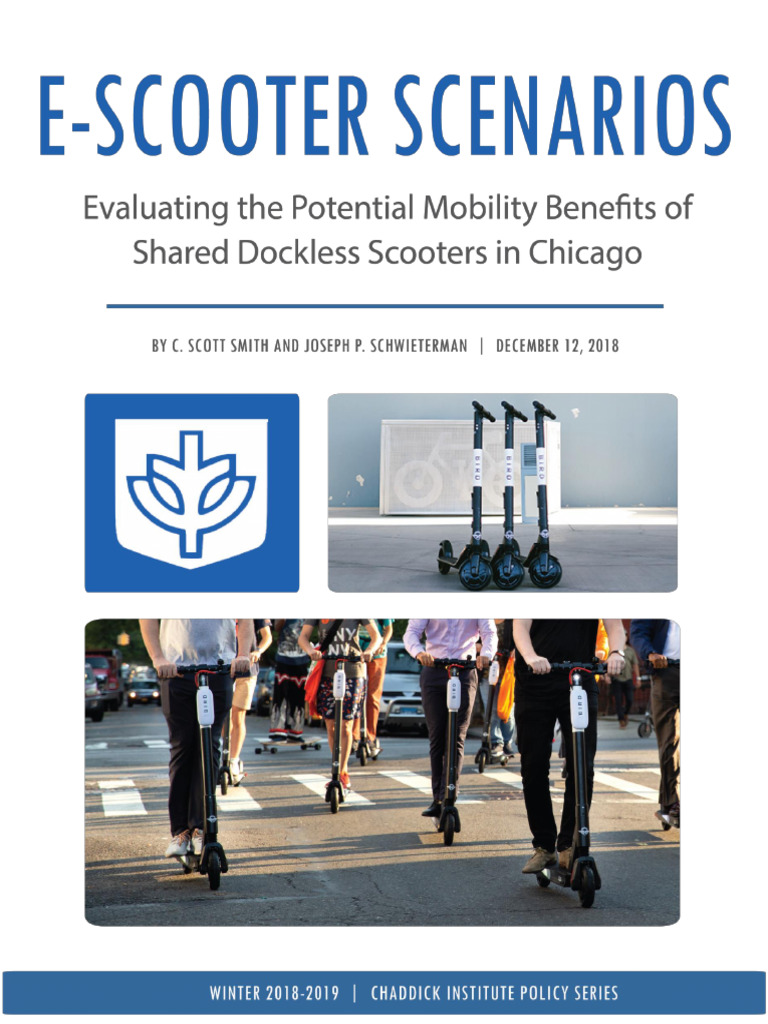 E-Scooter Scenarios Micro Mobility Study | PDF | Public Transport ...