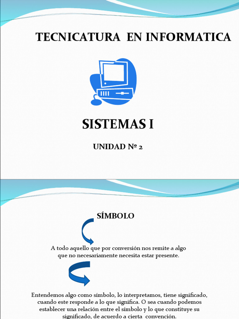 Unidad - 2 Simbolo y Datos | PDF | Información | Comunicación