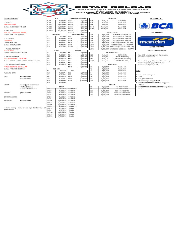 Brosur Estar Update | PDF