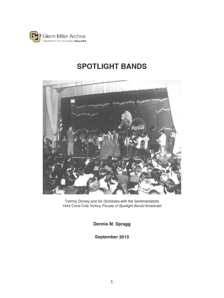 Spotlight Bands | Download Free PDF | Mass Media | Radio Broadcasting