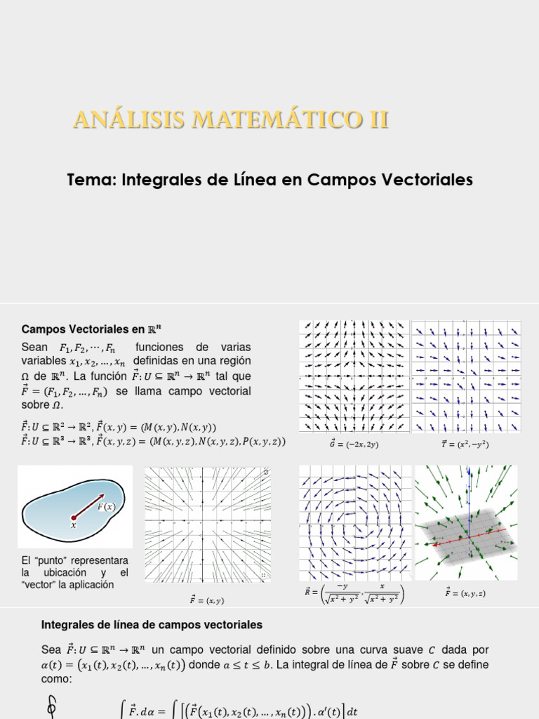 29 Integrales Línea Sobre Campos | PDF | Vector Euclidiano | Integral