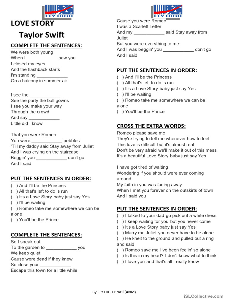 Taylor Swift - Love Story | PDF