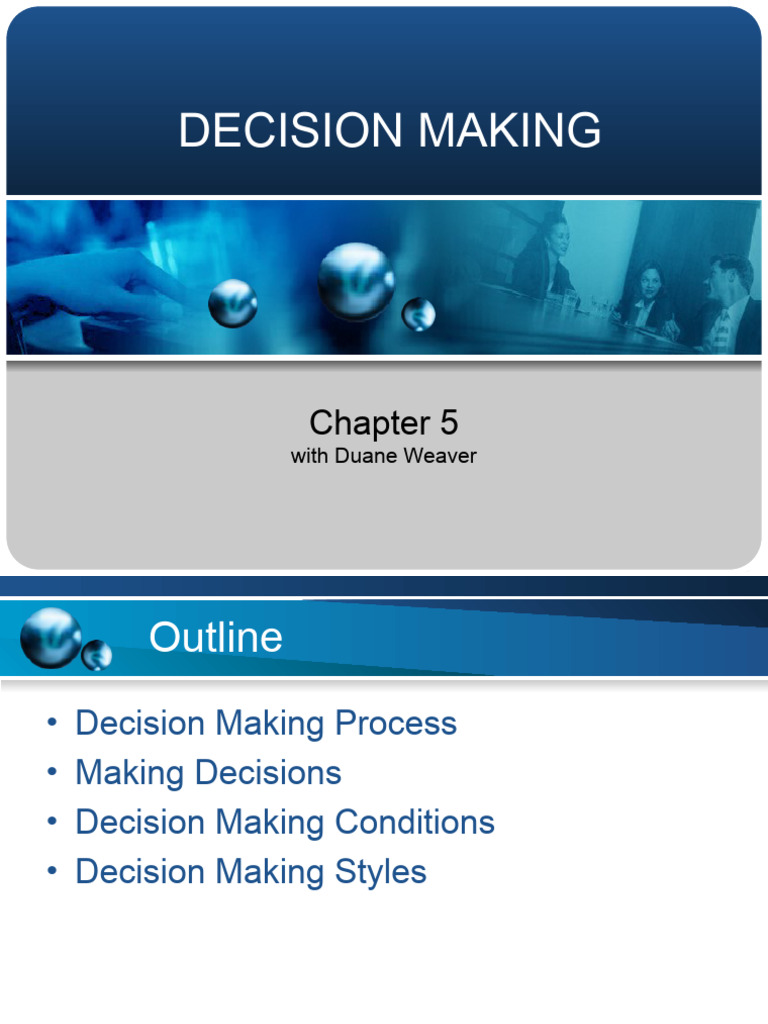 Effective Decision Making Strategies | PDF