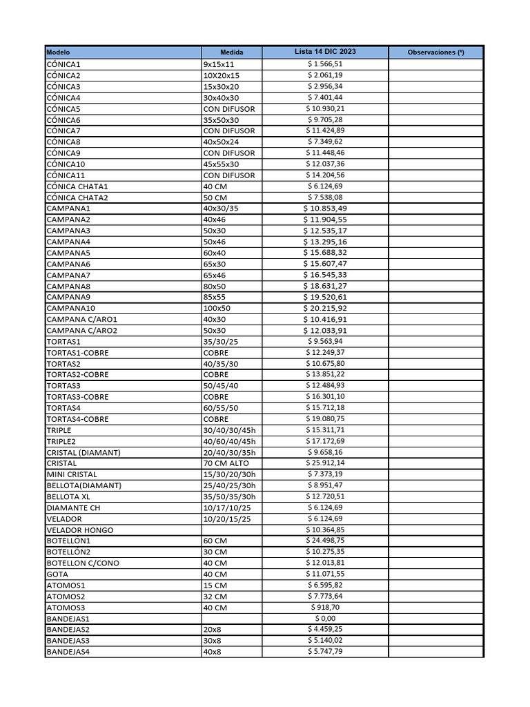 LISTA-14-12-23 - LuzClarita-ok | PDF