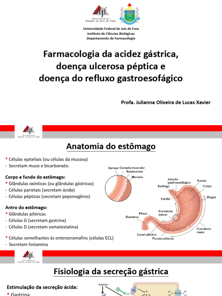 Aula5 FarmacologiaTGI | PDF | Doença do refluxo gastroesofágico