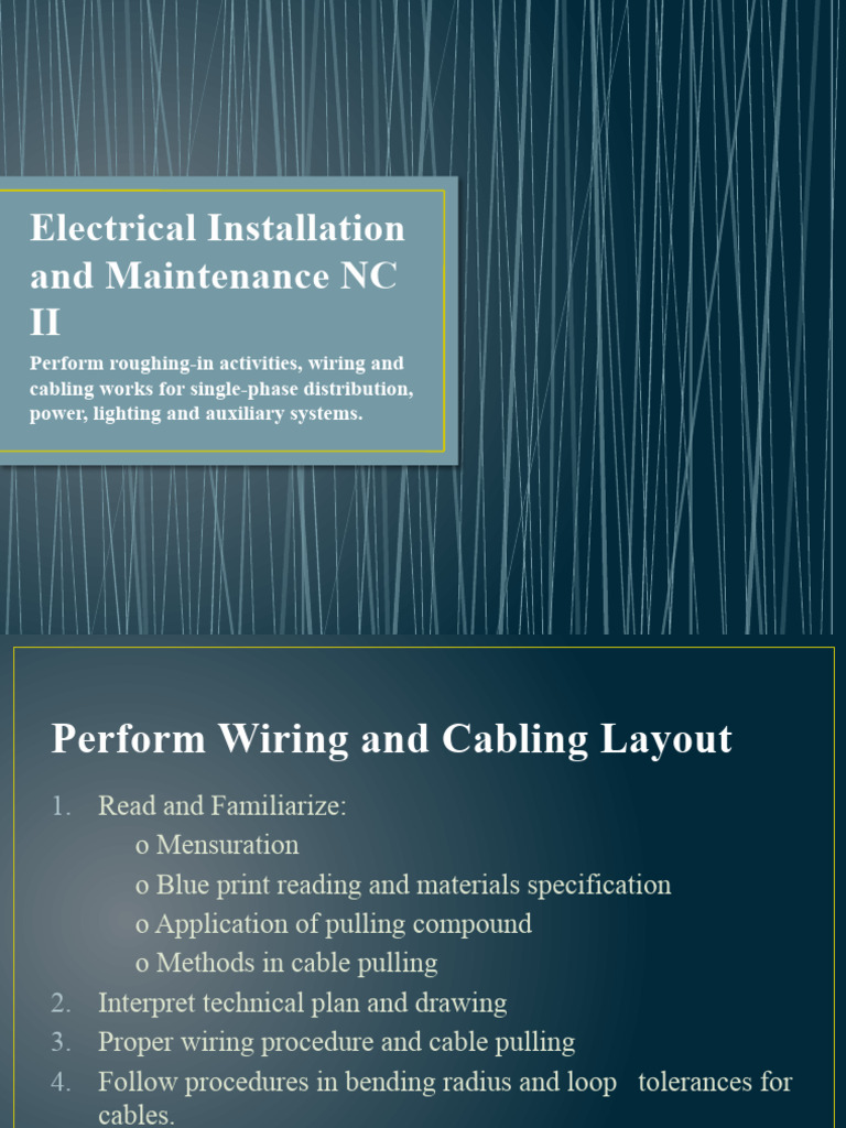 TM 1 PowerPoint | PDF | Electrical Engineering | Manufactured Goods