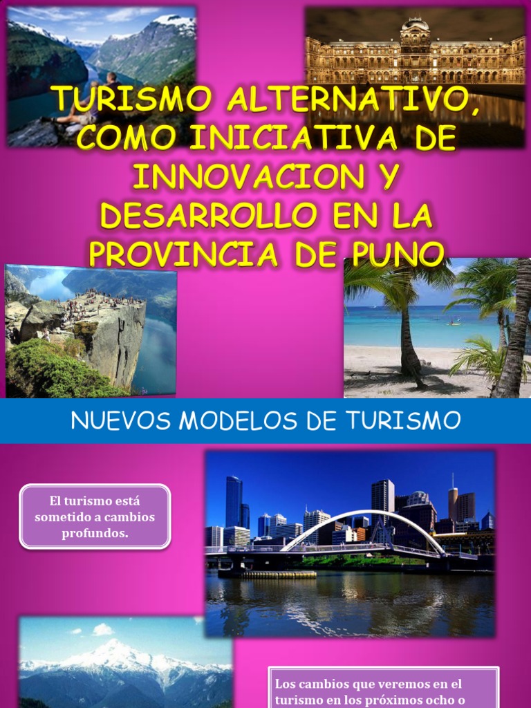 Turismo Alternativo Como Iniciativa de Innovacion y Desarrollo en La ...