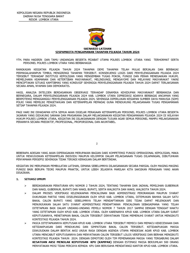 Narasi Sispamkota Final 2 | PDF