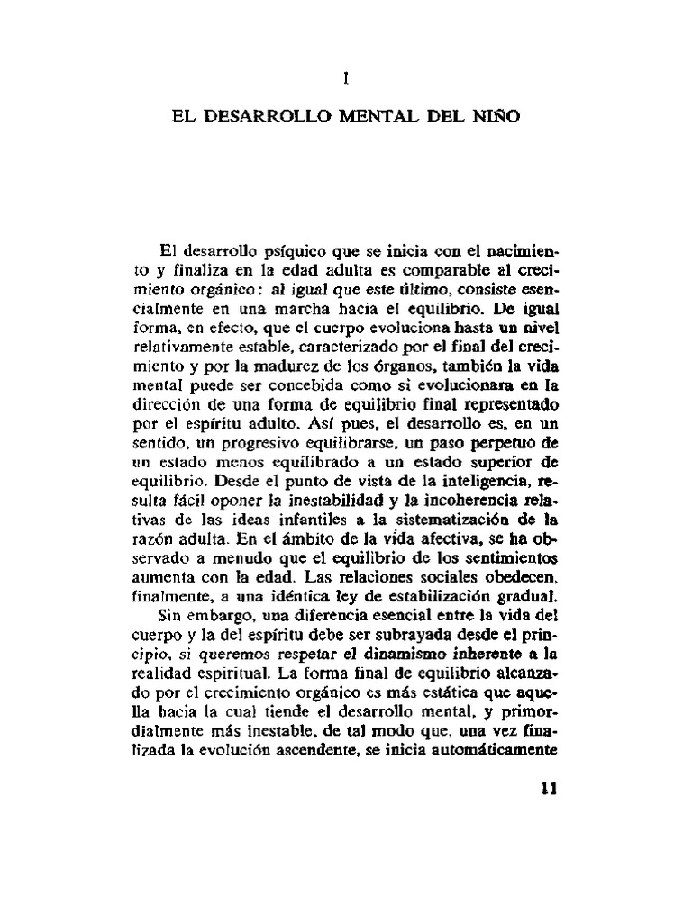 El Desarrollo Mental Del Niño 11-82 - Compressed | PDF | Mente | Pensamiento