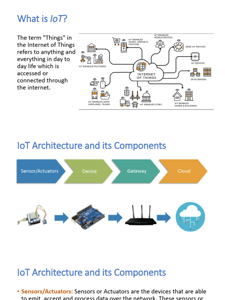 IoT Connecting Things | PDF | Computer Network | Arduino