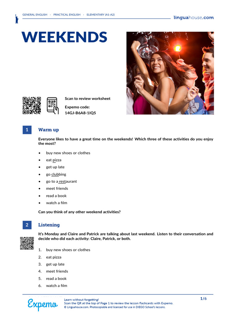 026 Weekends American English Student | PDF