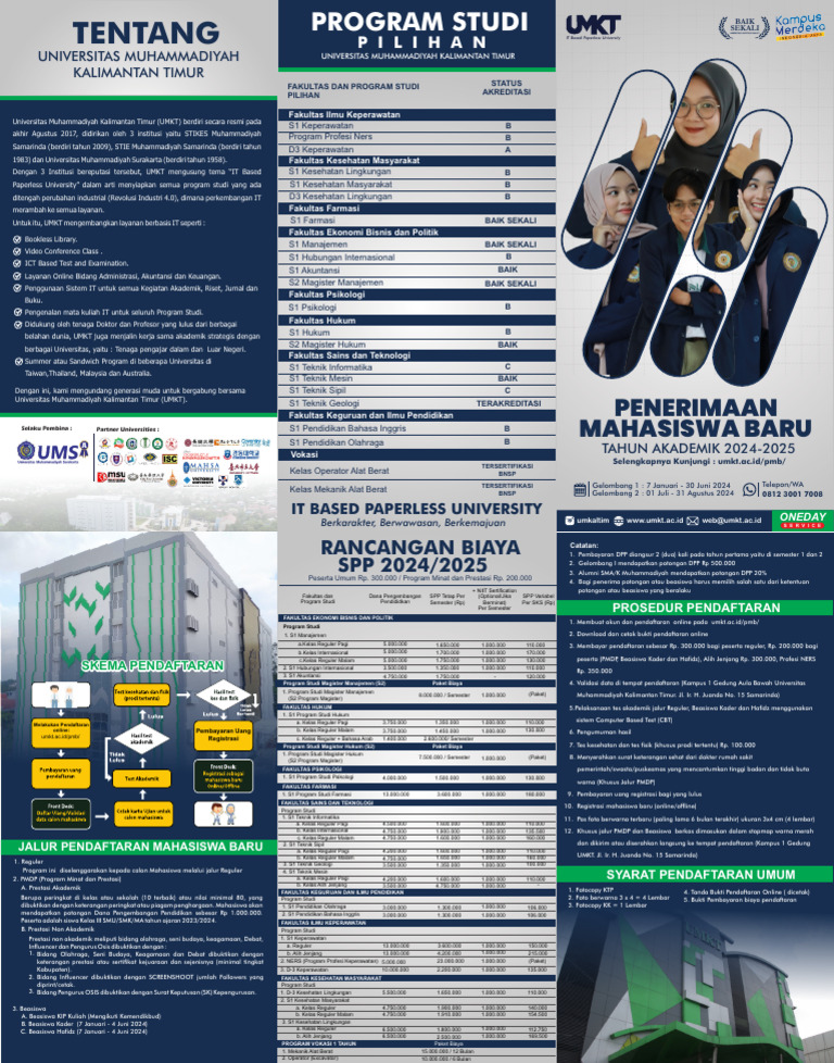 Brosur Umkt 2024 | PDF