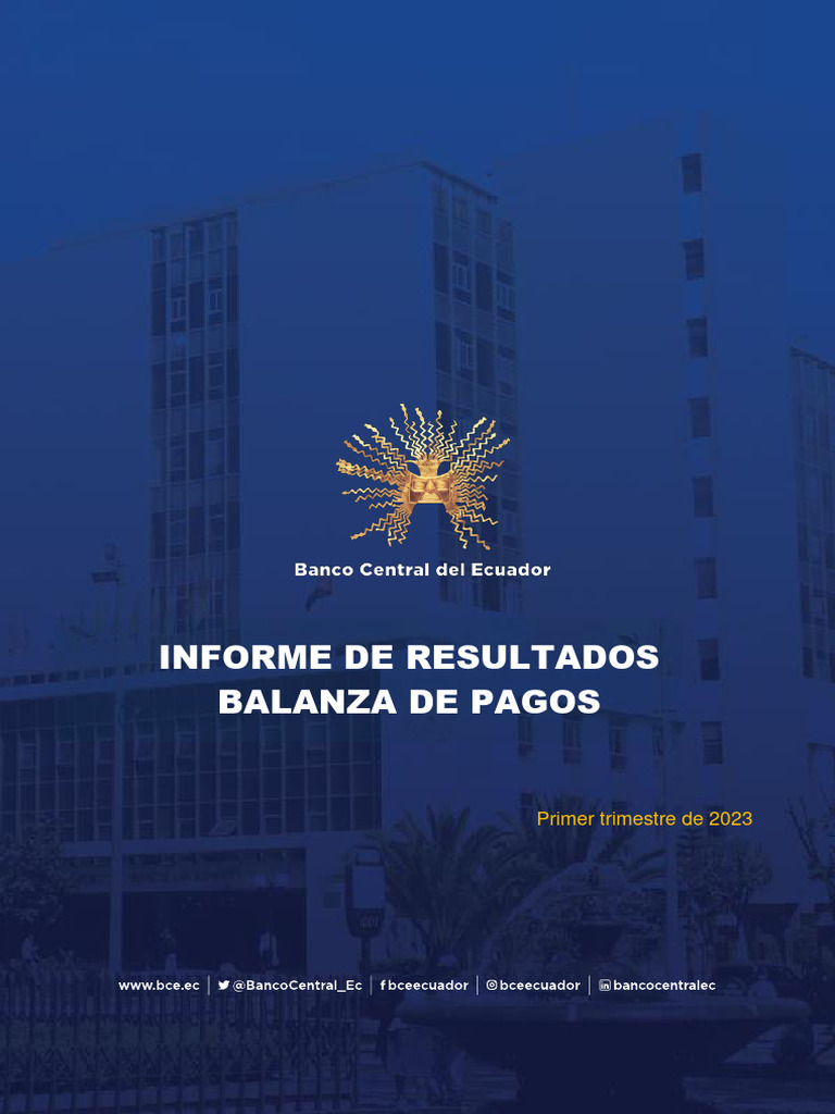 ResultBP 012023 | PDF | Balance de pagos | Cuenta capital