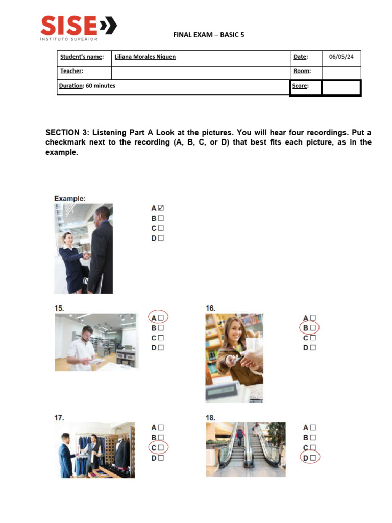 Final Exam (Basic 5) - Connectivity-2 | PDF
